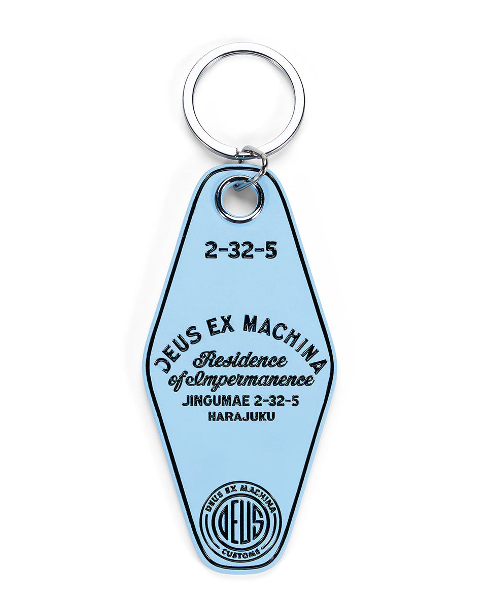 Key Ring | Deus Ex Machina | Harajuku Key Tag - Cerulean Blue – Deus Ex ...