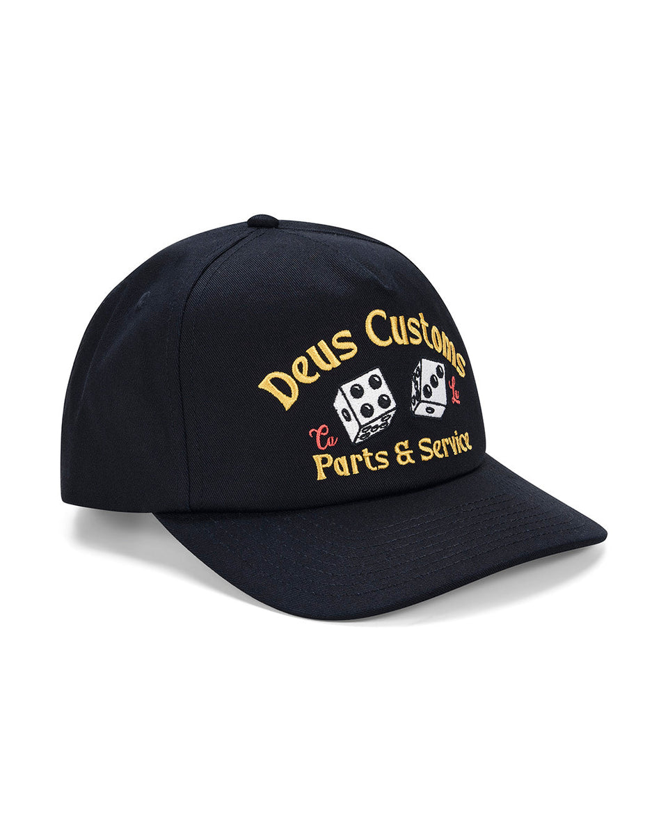Hats | Deus Ex Machina | Knucklebones Cap - Black – Deus Ex Machina Europe