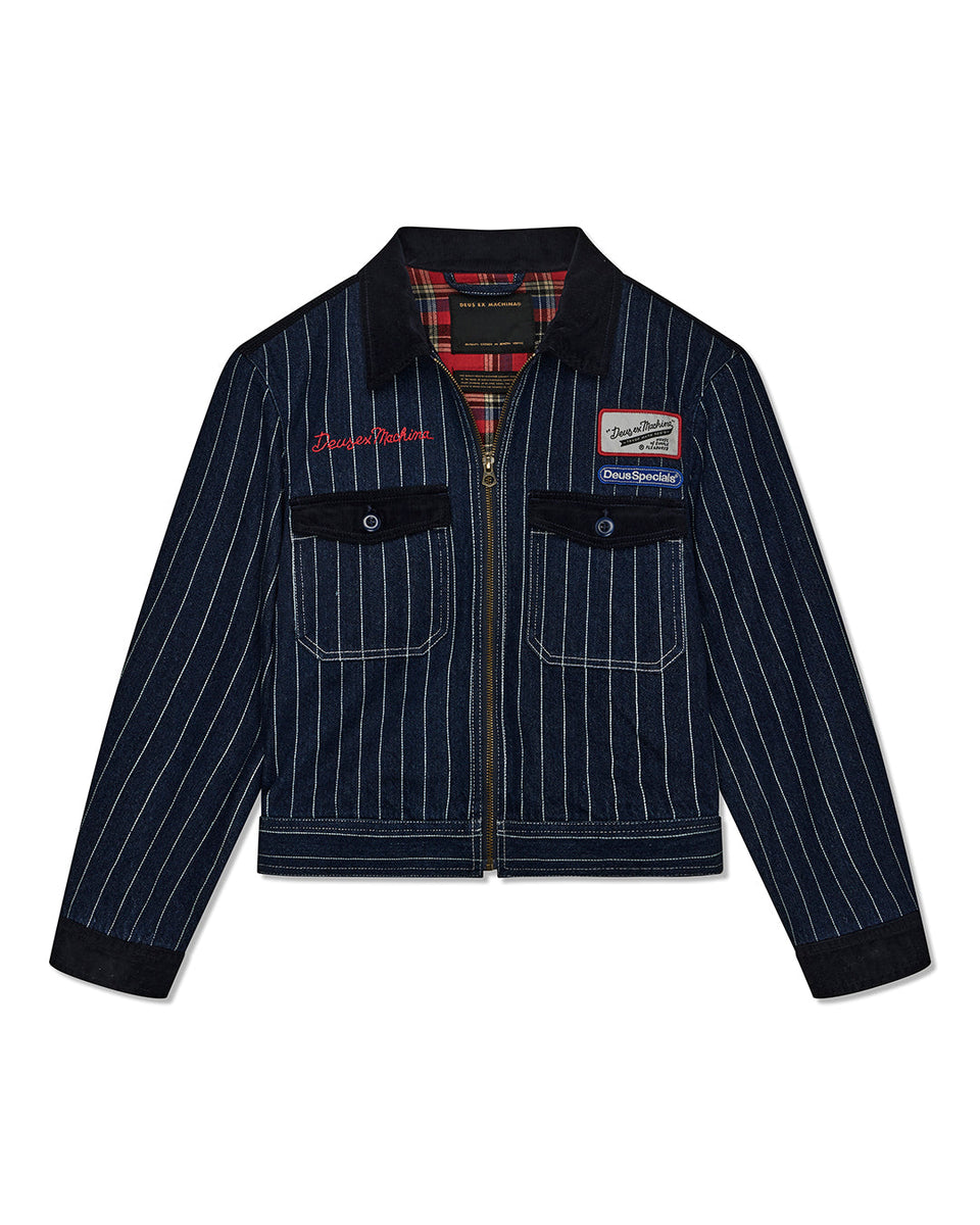 Jackets | Deus Ex Machina | Lyon Indigo Jacket - Indigo – Deus Ex ...