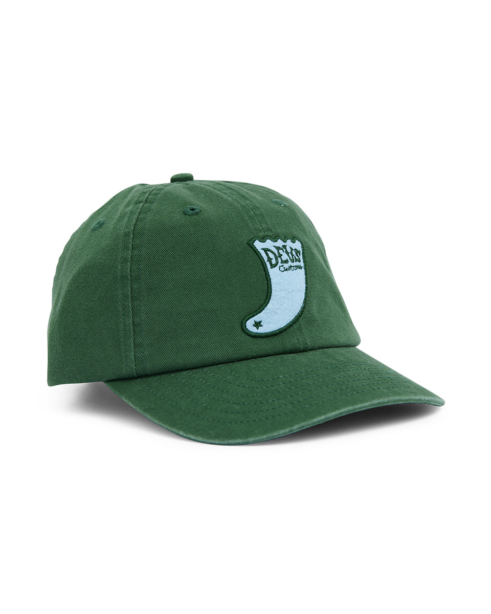 Hats | Deus Ex Machina | Single Fin Dad Cap Hillside Green – Deus Ex ...