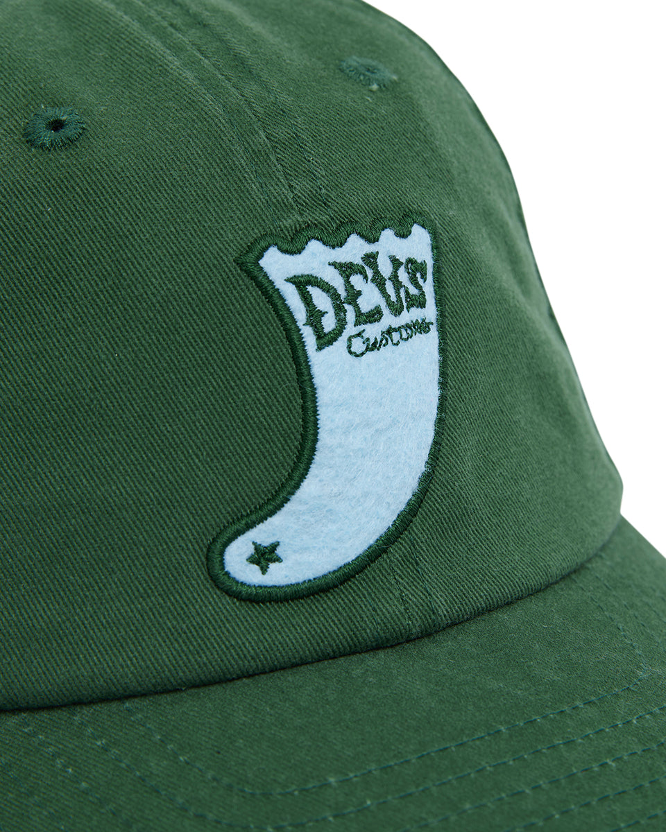 Hats | Deus Ex Machina | Single Fin Dad Cap Hillside Green – Deus Ex ...