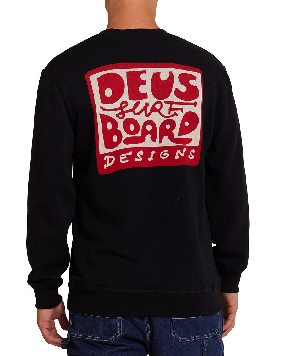 Fleece | Deus Ex Machina | Nice To See You Crew Vintage White – Deus Ex ...