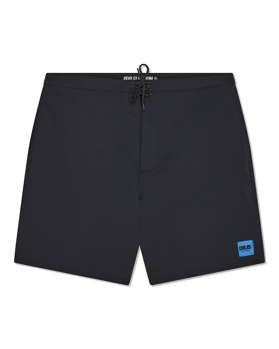 Shorts | Deus Ex Machina | Deacon Boardshort - Black – Deus Ex Machina ...