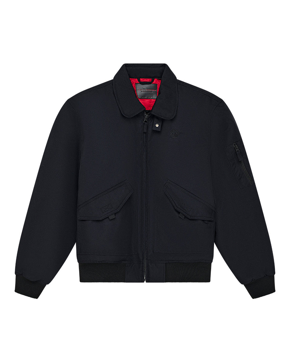 Jackets | Deus Ex Machina | In Benzin Flight Jacket - Black – Deus Ex ...