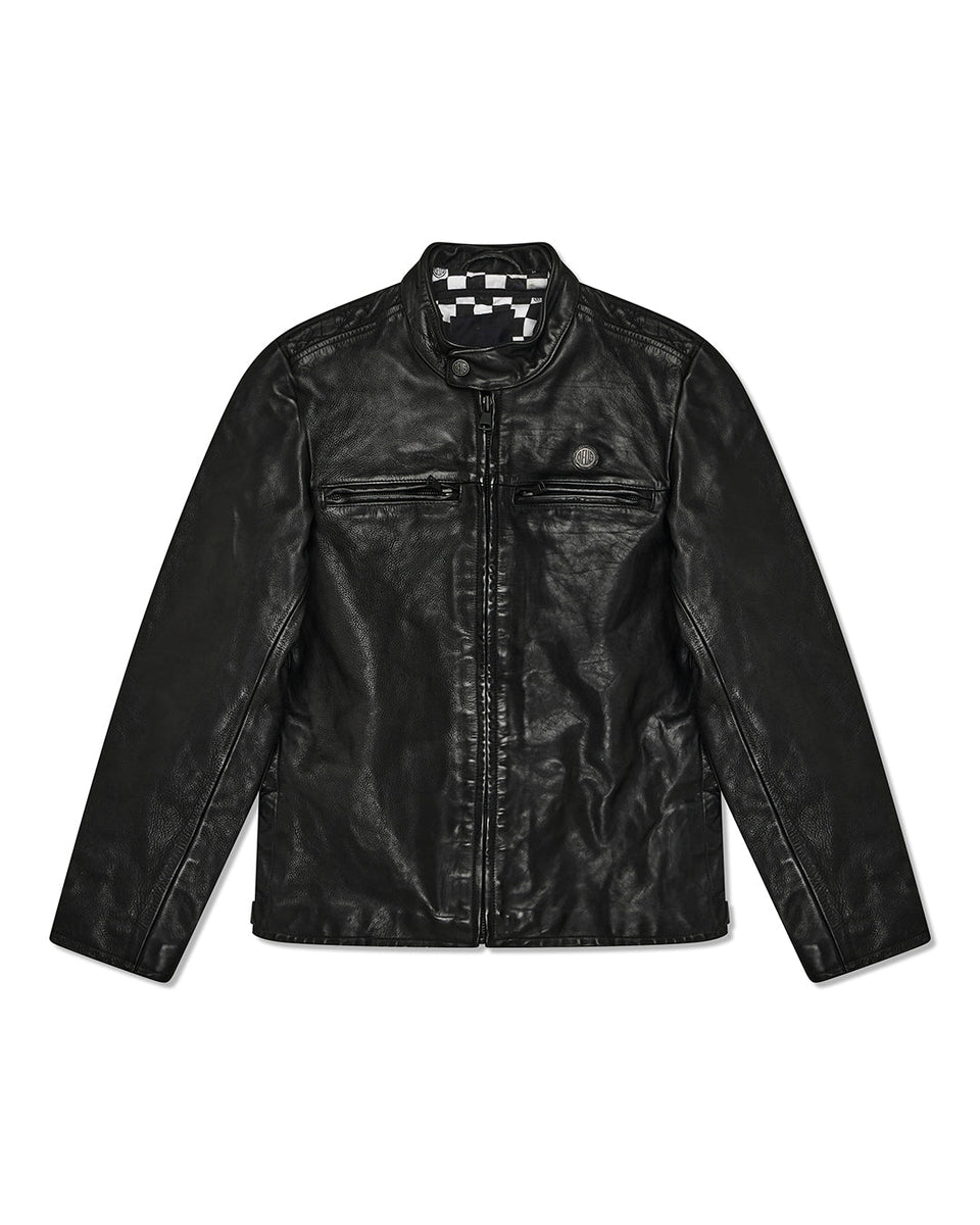 Jackets | Deus Ex Machina | Cruiser Leather Jacket - Black – Deus Ex ...