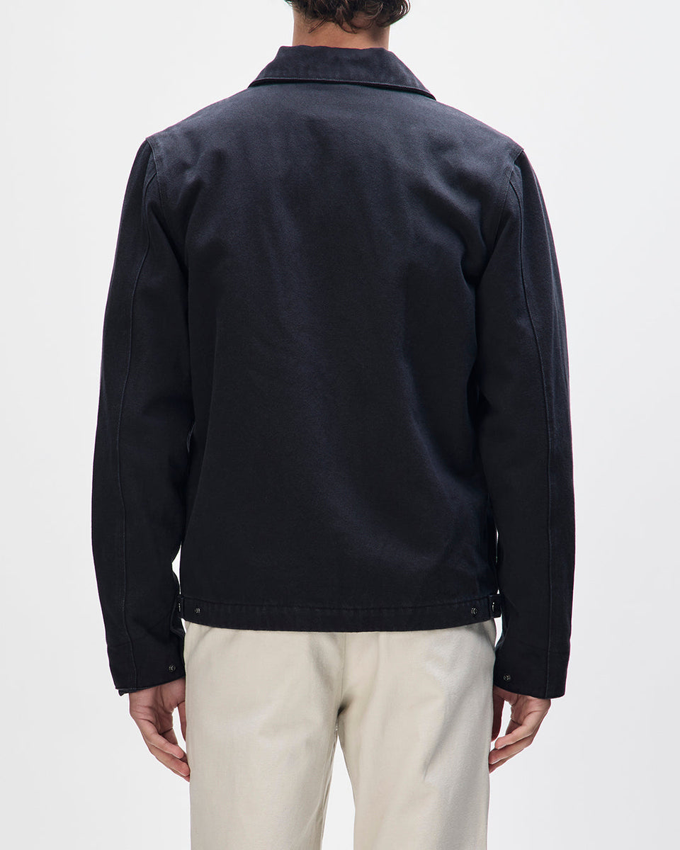 Jackets | Deus Ex Machina | Workwear Overdye Jacket - Anthracite – Deus ...