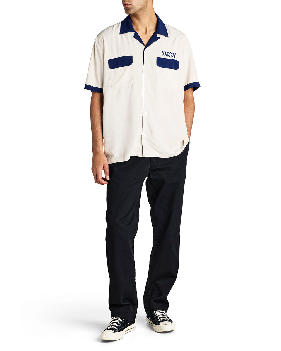Shirts | Deus Ex Machina | Diablo Bowling Shirt - Dirty White – Deus Ex ...