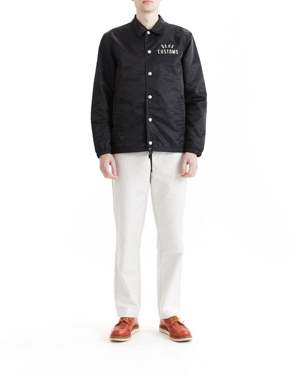 Jackets | Deus Ex Machina | Engineer Nylon Coach - Black – Deus Ex ...
