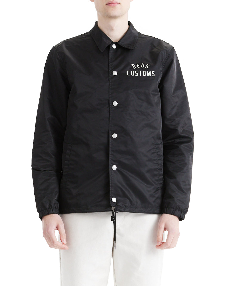 Jackets | Deus Ex Machina | Engineer Nylon Coach - Black – Deus Ex ...