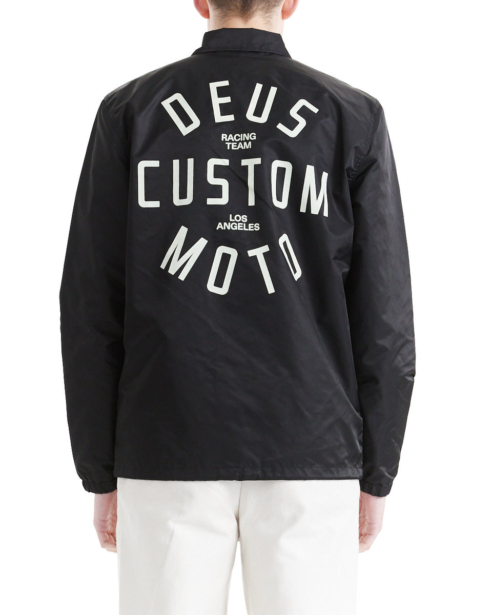 Jackets | Deus Ex Machina | Engineer Nylon Coach - Black – Deus Ex ...