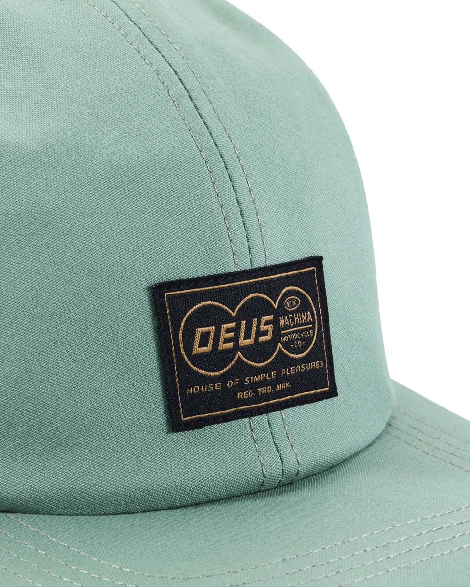 Hats | Deus Ex Machina | Terrace 4 Panel Cap - Shale Green – Deus Ex ...