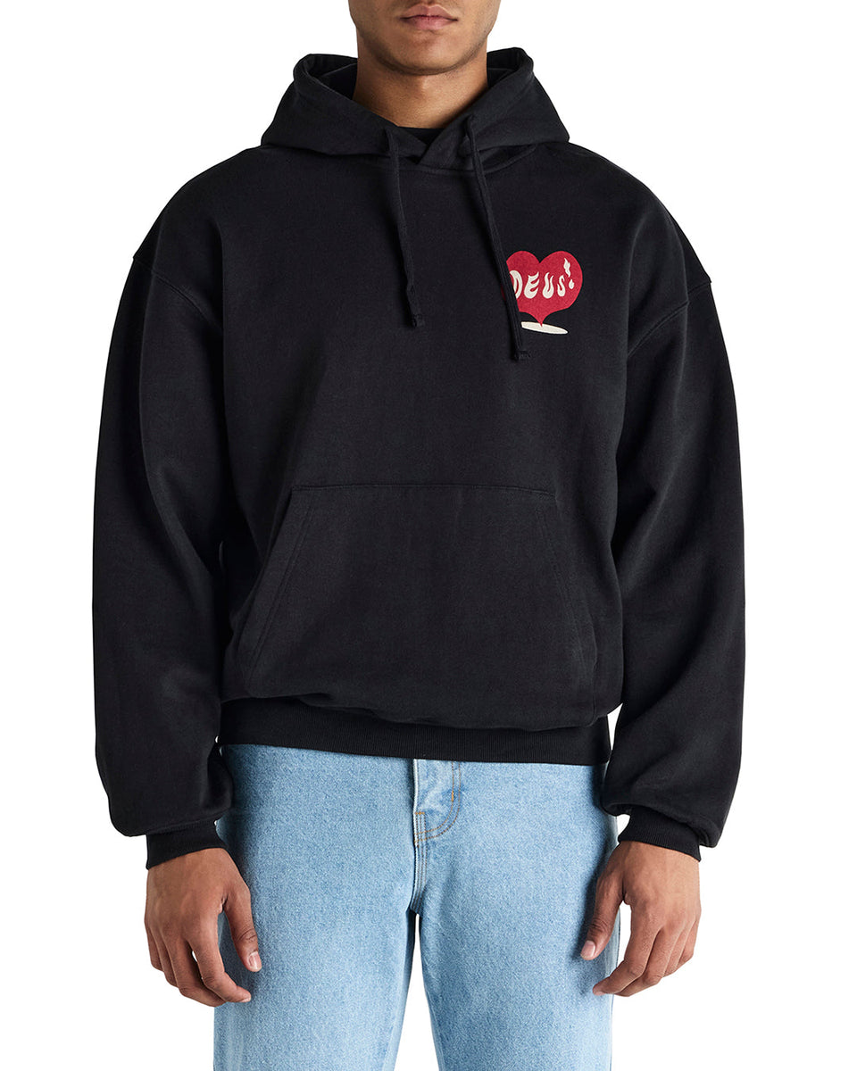 Fleece | Deus Ex Machina | Deep Cut Hoodie - Black – Deus Ex Machina Europe