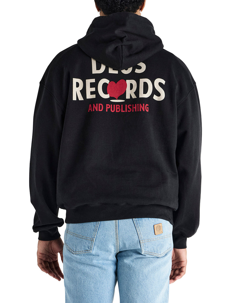 Fleece | Deus Ex Machina | Deep Cut Hoodie - Black – Deus Ex Machina Europe